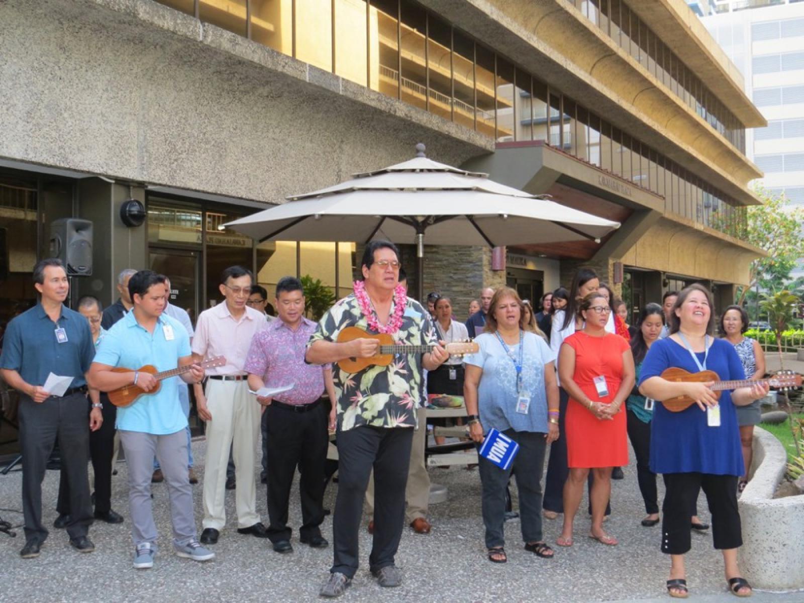 Kawaiaha‘o Plaza Workplace Giving Kickoff | Kamehameha Schools