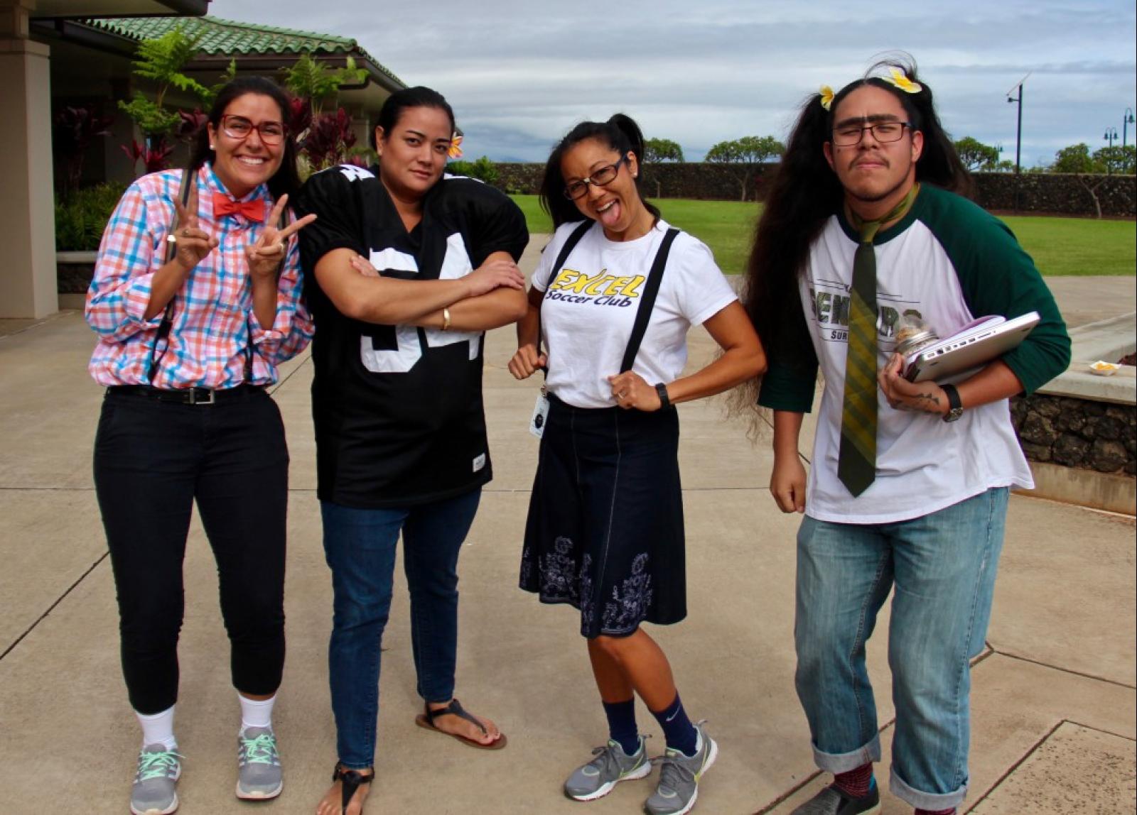Spirit Week 2016 Nerds & Jocks Day | Kamehameha Schools