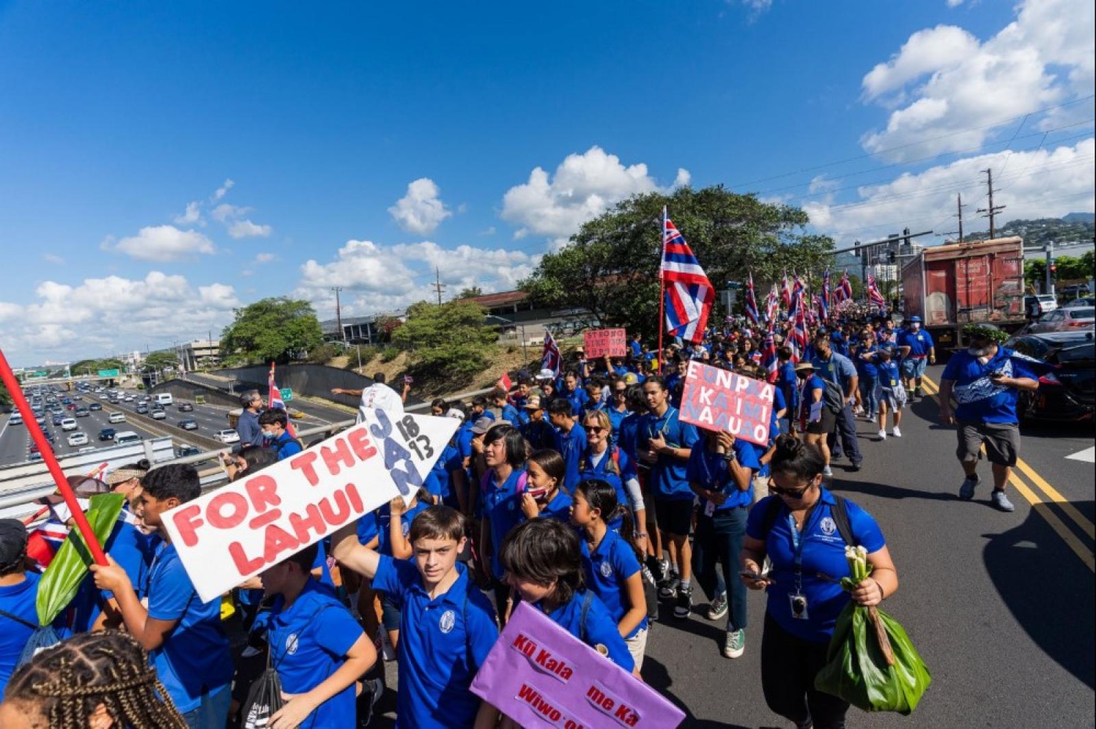 ʻOnipaʻa Peace March | Kamehameha Schools